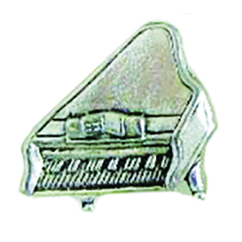 Pewter Pin Badge Piano | Music Gifts
